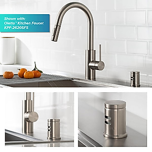 KRAUS Dishwasher Air Gap in Spot Free All-Brite™ Stainless Steel, KAG-1SFS