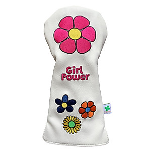 Foretra - Limited Edition Girl Power Design - Driver Head Cover - Tour Quality Golf Club Cover - Style and Customize Your Golf Bag
