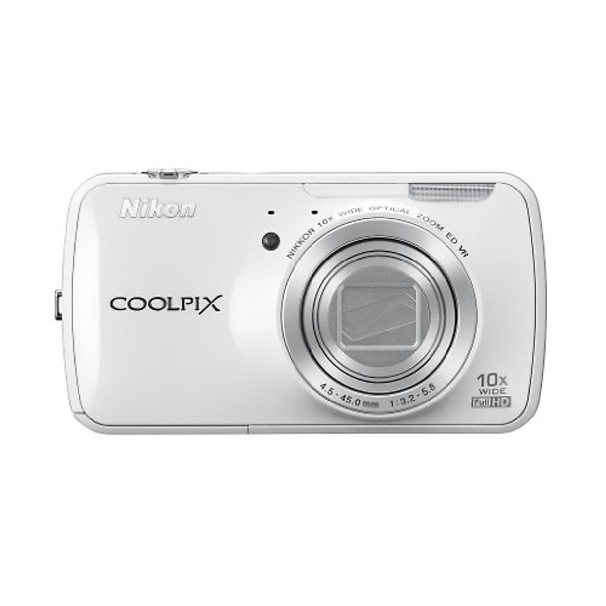 Nikon Digital Camera COOLPIX COOLPIX S800c (White) S800CWH - International Version