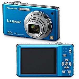 Panasonic Lumix DMC-FH20 14.1 MP Digital Camera with 8x Optical Image Stabilized Zoom and 2.7-Inch LCD (Blue) (OLD MODEL)
