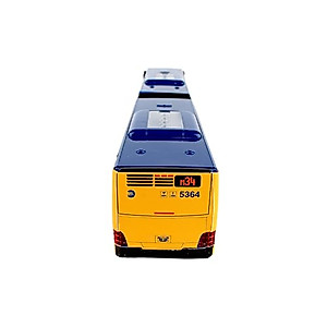 Daron MTA New York City Bus 16" Articulated Bus RT8571 Toy, Blue , Brown