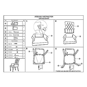 Restworld Fabric Arm Dining Chair,Tufted Upholstered High Back Nailed Trim with Untique Oak Wood Legs for Kitchen Restaurant Room Bedroom,Smoke Grey