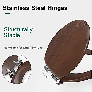 toilet seats elongated, Enameled Wooden Toilet Seat for standard toilets, Slow close Design, Quick release mechanism, Easy Clean and Install