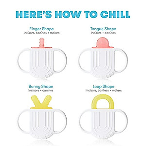 Frida Baby Not-Too-Cold-to-Hold BPA-Free Silicone Teether for Babies