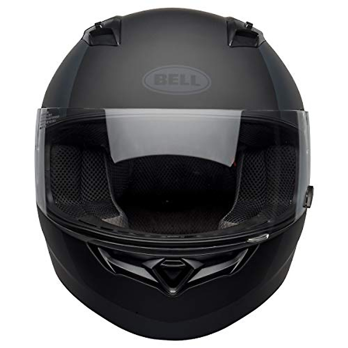 BELL Qualifier Full-Face Motorcycle Helmet (Turnpike Matte Black/Gray - Medium)