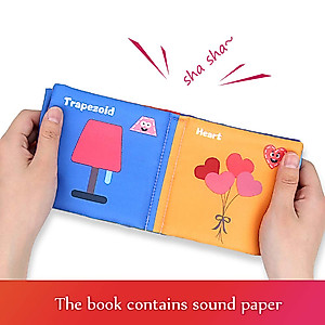 kramow Baby's First Soft Books with Rustling Sound,Cloth Books Toy Set for Newborns, Infants, Toddlers Kids.Perfect for Baby Toy Sets Baby Shower