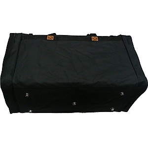 18" / 22" / 25"/ 28" Polyester Duffel Bag/Sports/Gym/Carry-on Duffle-Black (Black, 22-inch)