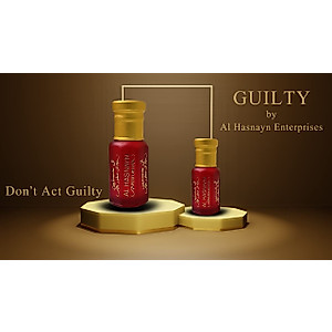 AL HASNAYN ENTERPRISES GUILTY UNISEX Cologne Perfume Essential oil Roll-On (CLASSIC Edition) 6ml Alcohol Free Natural Sweet Perfumes Fragrance | Long Lasting | Gifts for men women | (GUILTY)