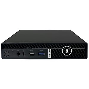 Dell OptiPlex 7090 MFF Micro Form Factor Desktop - 10th Gen Intel Core i7-10700T up to 4.50 GHz CPU, 64GB RAM, 2TB PCIe SSD + 1TB HDD, Intel UHD Graphics 630, Wi-Fi 6, Bluetooth 5.1, Windows 11 Pro