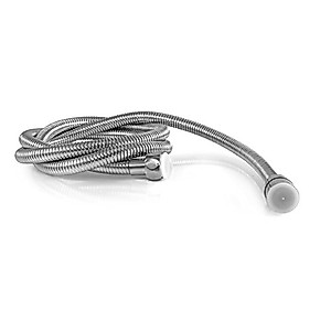 K&J Flexible 304 Stainless Steel Shower Hose - Universal Fit - Fits All Handheld Shower Heads, Sprayers, And Bidet Sprayers (Not Included) - Real 304 Stainless Steel (1, 6 ft)