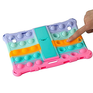 Tablet Case for 10 inch/10.1 inch, Universal Tablet Protective Cover, Compatible with Zonko, qunyiCO, MEIZE, PRITOM, FEONAL, ANTEMPER, MARVUE, Dragon Touch, Winsing, FANGOR, ZZB Tablet (Black)