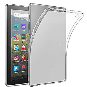 Zeking Designed for Amazon Fire HD 8 (2020) Case, Amazon Fire HD 8 Plus (2020) Case, Amazon Fire HD 8 (2022) Case, Anti-Scratch Ultra Slim Thin TPU Rubber Soft Skin Silicone Premium Protective Case