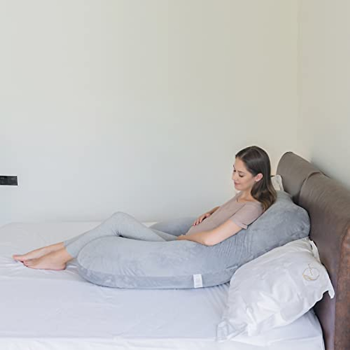 Maternity Pillow U Shape， Pregnancy Pillows for Sleeping， Body Pillow， Full Body Pillow，Back Hip Leg Abdominal Support Soft and Comfortable Maternity Pillow， Pillowcase Removable Easy to Clean…