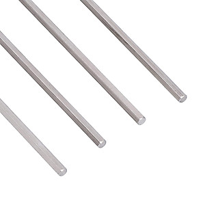 Hexagonal Shaft Rod, 4Pcs 5mm Hex Rod Bar Shaft Wearproof for Intelligent Robots for Lathe Equipment