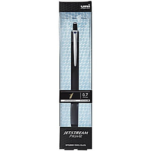 三菱鉛筆 Mitsubishi Pencil SXN220007.24 Jetstream Prime Oil-Based Ballpoint Pen, 0.7, Black
