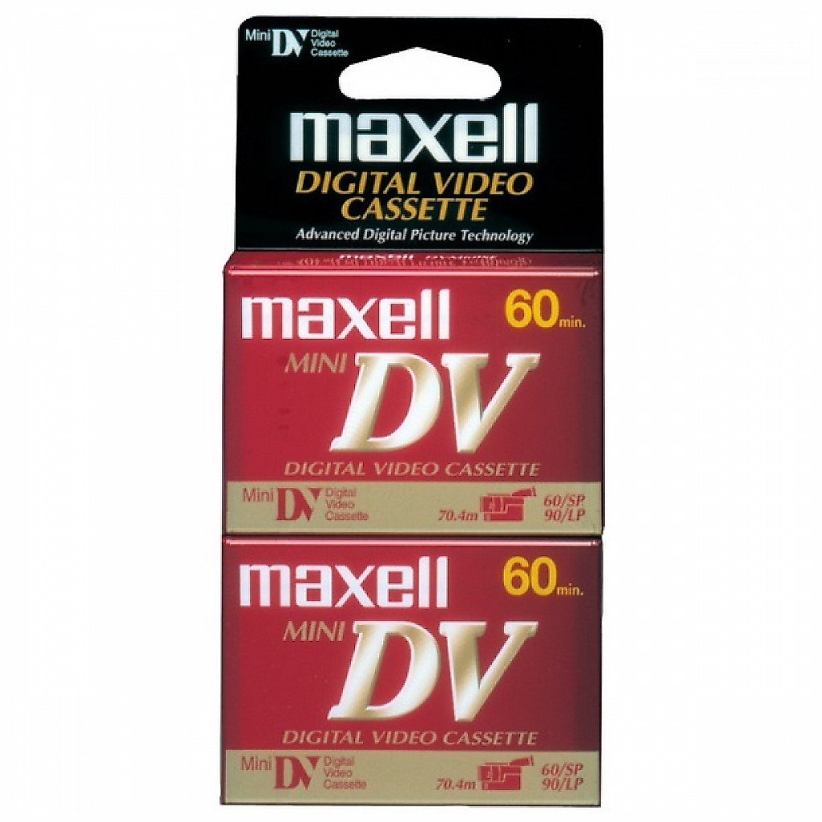 MAXELL 298012 Mini Digital Video Tapes (60 min, 2 pk)