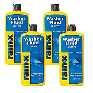 Rain-X White RX11806D Washer Fluid Additive-16.9 fl. oz, 500. ml, Pack of 4