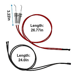 Hicello Push Button Control Switch Ignition, Automatic Ignition System, Control AA Battery Type Ignitor with Electrode Spark 11PCS