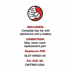 KeylessOption Keyless Entry Car Remote Uncut Ignition Fob Flip Key for Ford Lincoln Mercury