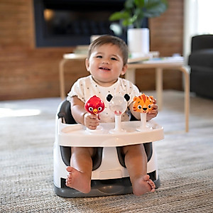 Baby Einstein Rattle & Jingle Trio High Chair Suction Toys Take-Along Musical Rattle Set Age 6 Months +, Multicolor, 3 Count