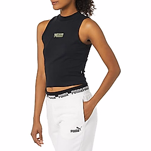 PUMA Summer Graphic Tank Puma Black MD