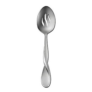 Oneida Satin Aquarius Pierced Serving Spoon