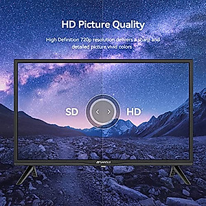 SANSUI ES24Z1, 24 inch HD (720P) LED TV with Built-in HDMI, USB, VGA