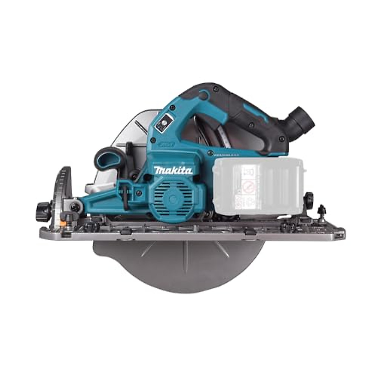 Makita HS011GZ 10.2 inch (260 mm) Rechargeable Circular Saw, 40 V Max, Battery and Charger Sold Separately, Blue