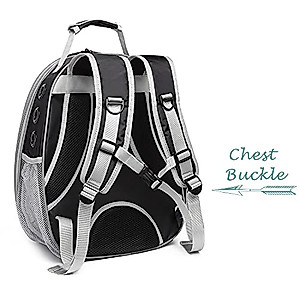 Bubble Cat Carrier Backpack, Transparent Pet Carrier Backpack for Small Puppy and Bunny, Space Capsule Bubble Cat Backpack Carrier, Airline Approved Waterproof Green Pet Backpack for Small Dog