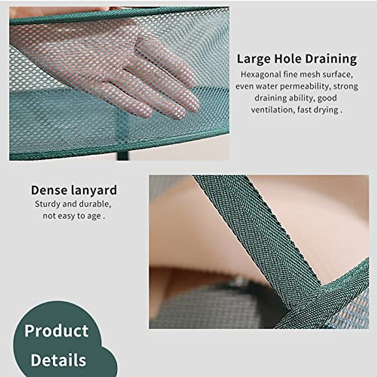 DAWNTREES Clothes Drying Basket Racks,Foldable Socks Drying Hanger Racks Prevent Sweater from Deforming,Laundry Basket for Drying Underwear, Baby Clothes, Towels, Hats, Scarves