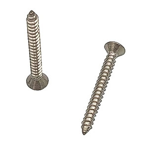 Wood Screw 18-8 (304) Stainless 100pk (#4 x 1 Wood Screw 18-8 (304) Stainless 100pk)