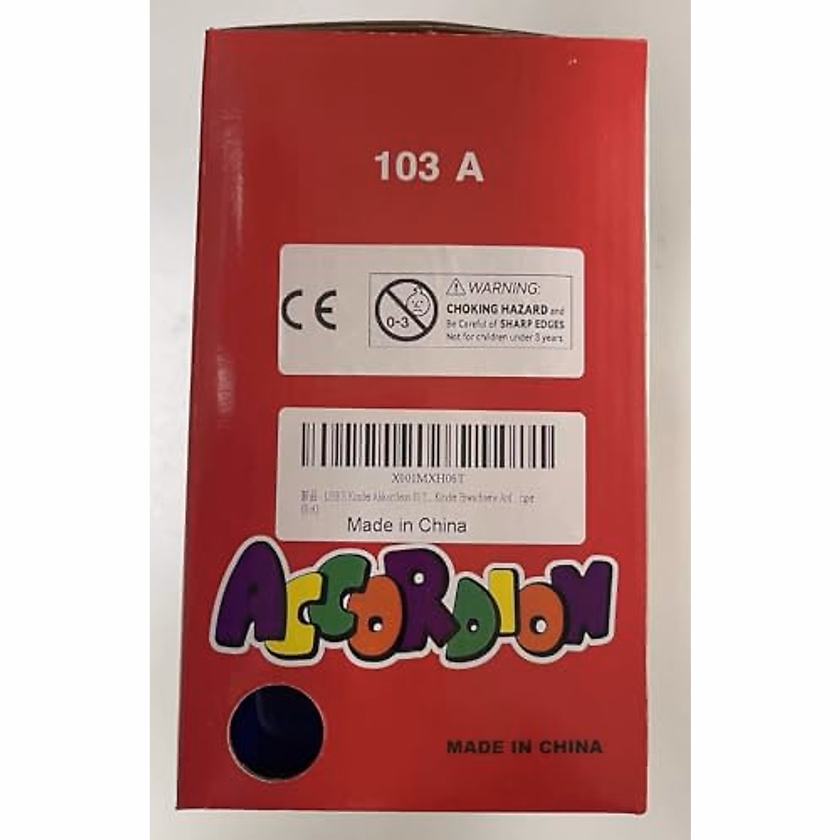 Mini Accordion 10 keys Button Kids Accordian,Musical Instrument,Accordions for Beginners (Red)