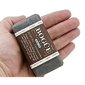 Handmade Goat Milk Soap 2 bars- BOGUE No.13 BESPOKE Greasemonkey Blend has serious scrubbing power. Essential oils of Orange & Vetiver remove grease, help protect & heal working hands.