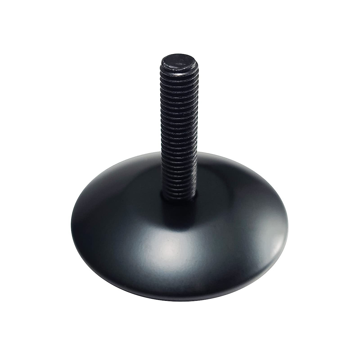 Pangea Audio Vulcan Rack and Glide Feet Bundle Espresso Five Shelf Audio Rack Media Stand Components Cabinet and Feet Set of 4