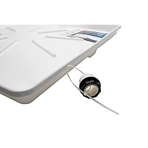 Camco Stackable Washing Machine Drain Pan | Great for Apartment-Sized Washers or Stackable Units | Protects Floors from Leaks & Measures 28-Inches x 30-Inches | Crafted of Heavy-Duty Plastic (21006)