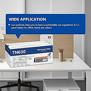 TN630 TN-630 Toner Cartridge 2 Pack Compatible Replacement for Brother TN630 Black Toner Cartridge MFC-L2707DW L2720DW L2740DW DCP-L2520DW L2540DW HL-L2340DW L2360DW L2380DW Printer Toner - by SAO