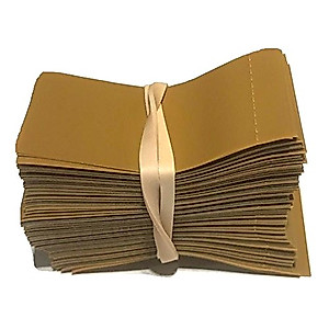 45 x 23 mm GOLD Perforated Shrink Band for Liquid Bottles of Many Types Fits 3/4" to 1" Diameter - Pack of 250