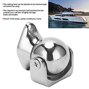 Yctze Magnetic Door Stopper Marine Door Stopper 316 Stainless Steel Door Stopper Magnet Door Holder Catch Yacht Accessories for Boat Motorhome