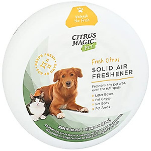Citrus Magic Pet Odor Eliminator Solid Air Freshener, Fresh Citrus, 8-Ounce, Pack of 1