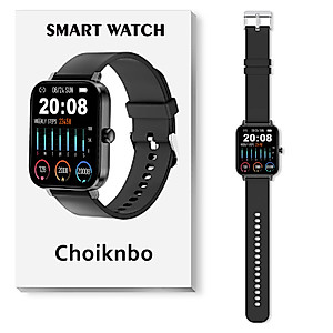 Smart Watch Full Touch Smart Watches for Android iOS Phones Compatible (Answer/ Make Call) Smart Fitness Tracker Watch for Women Man IP67 Waterproof Smartwatch with Sleep/Heart Rate/Blood Oxygen/Step