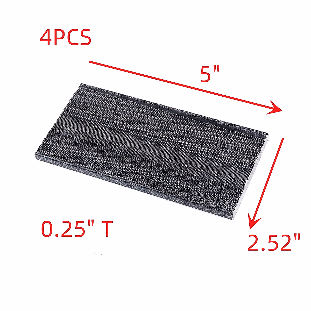 Oedema Patio Chair Spring Plates Swivel Rocker Chair Spring Plate Replacement Patio Rocking Chair Spring Plate 5"×2.52", Pack of 4