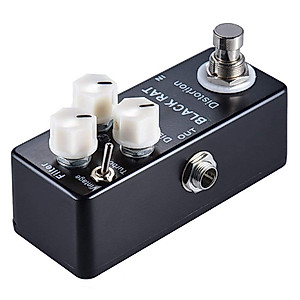 YMUZE Moskyaudio Mini Distortion Guitar Pedal with True Bypass Switch