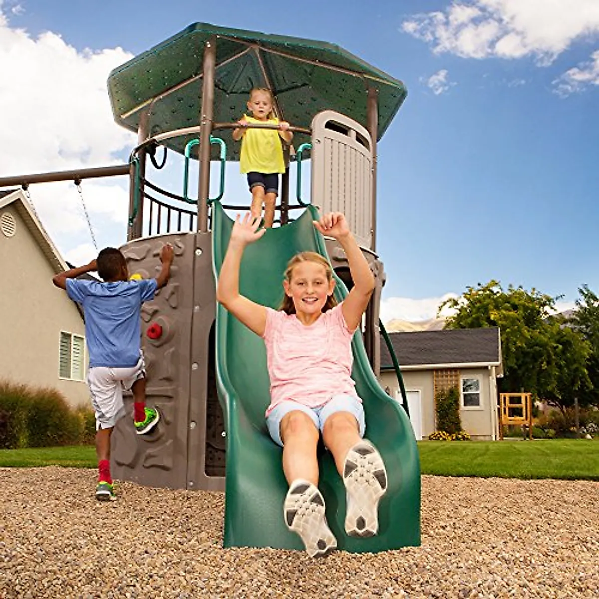 Lifetime Adventure Tower Swing Set - Earthtone (290633)