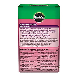 Miracle-Gro Water Soluble Orchid Food, Plant Fertilizer, 8 oz. (12-Pack)