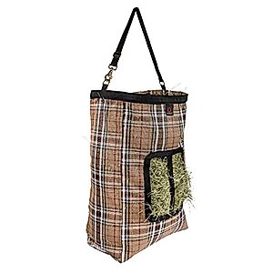Kensington Hay Bag with Wire Rim — Sturdy Plastic Band Makes Loading Hay a Breeze — Holds Up to 2 Flake’s