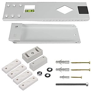 Window Air Conditioner Support Bracket,Relieves Weight Stress On The Window Frame A/C Safe Support Bracket Installs from Inside The House Built-in Bubble Level Window AC Mount Bracket up to 85lbs…