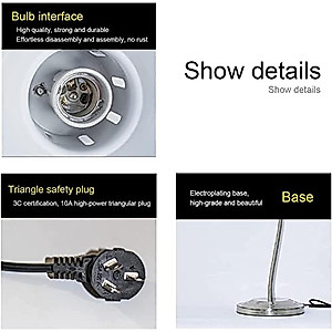 FUNNYBSG Heat Lamp Food Warmer Commercial Heating Lamp, Buffet Insulation Table Lamp, Free Standing 110V 220V Home Use, Universal Tube Can Be Bent at Will