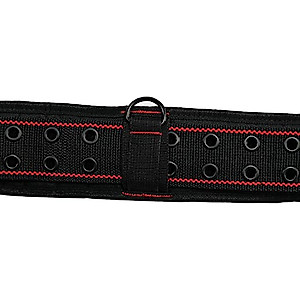 MELOTOUGH Padded Tool Belt with D ring for men construction Strong Durable Double Metal Roller Buckle,adjustable waist 28'-49 'thick confortable foam padding (XL)