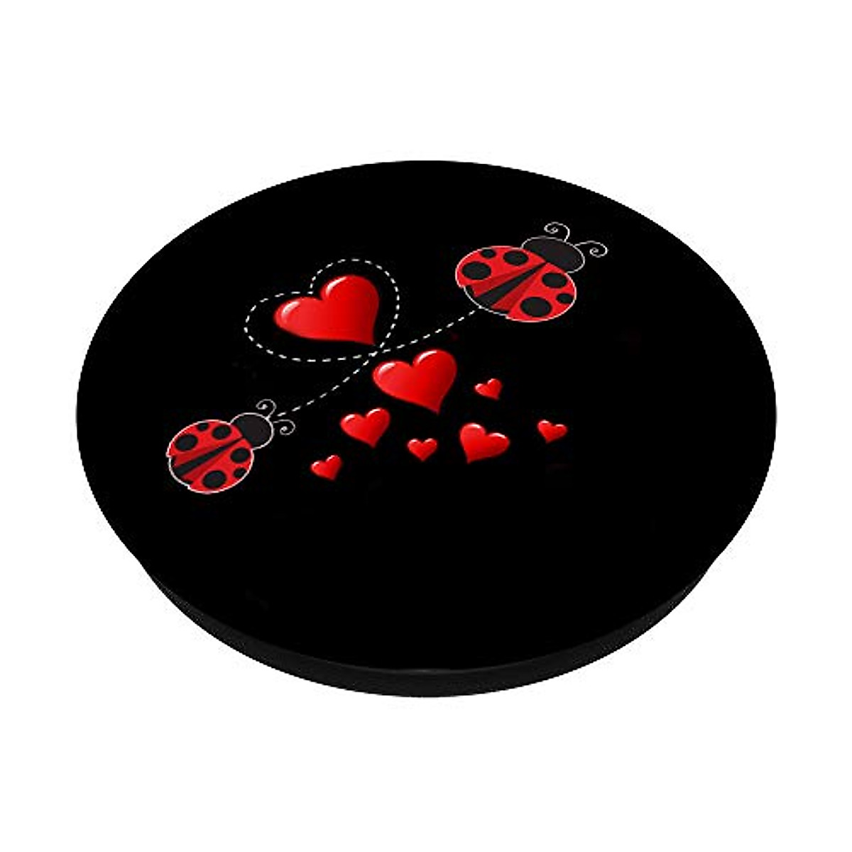 Ladybugs With Hearts PopSockets PopGrip: Swappable Grip for Phones & Tablets