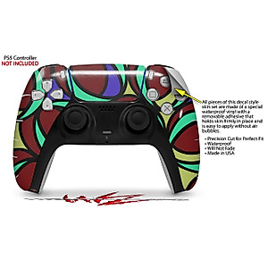 WraptorSkinz Skin Wrap compatible with Sony PS5 DualSense Controller Crazy Dots 04 (CONTROLLER NOT INCLUDED)